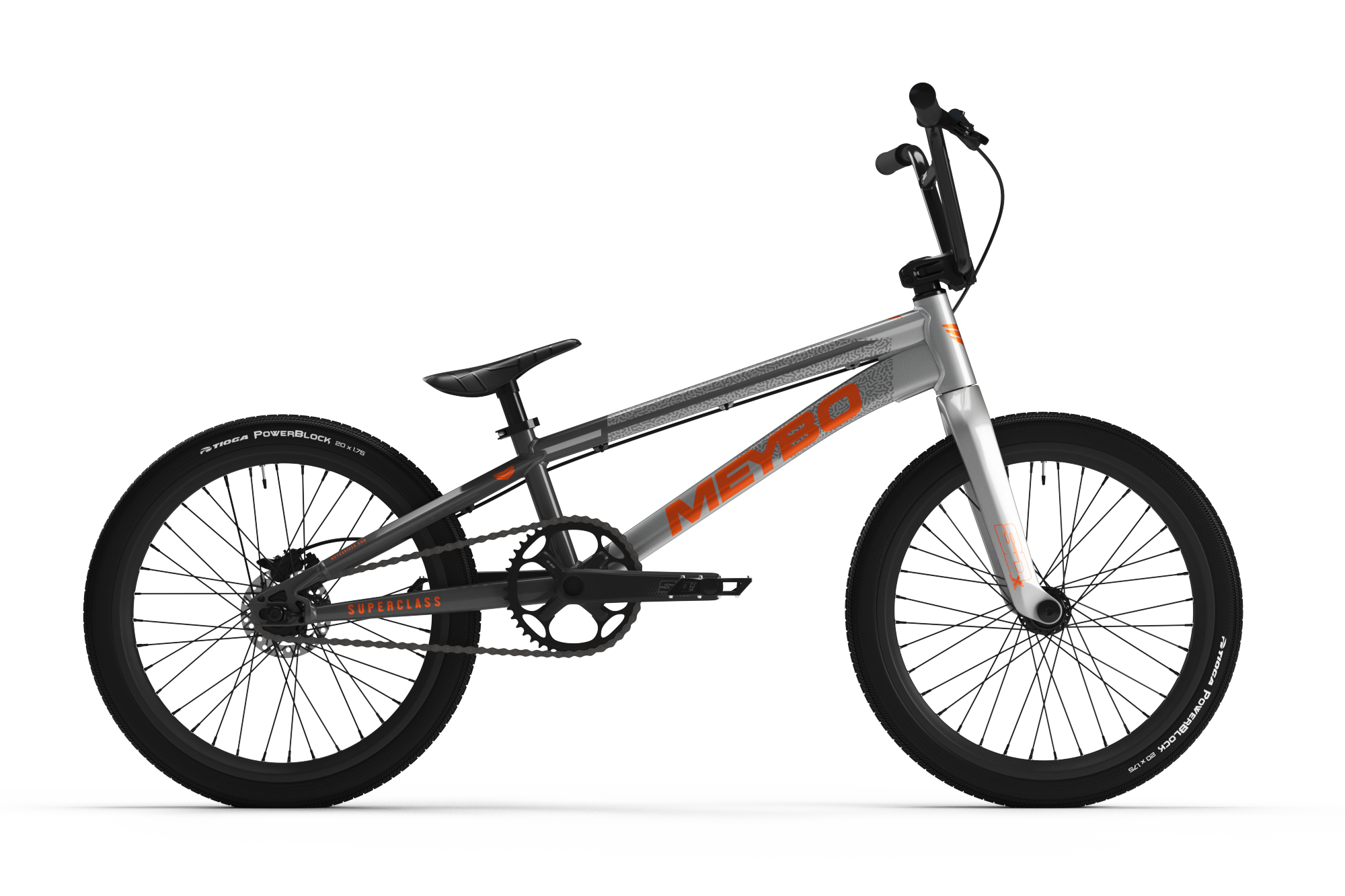 Meybo Superclass BMX Race Bike-Grey/Orange-Pro 22 – MoJo BMX