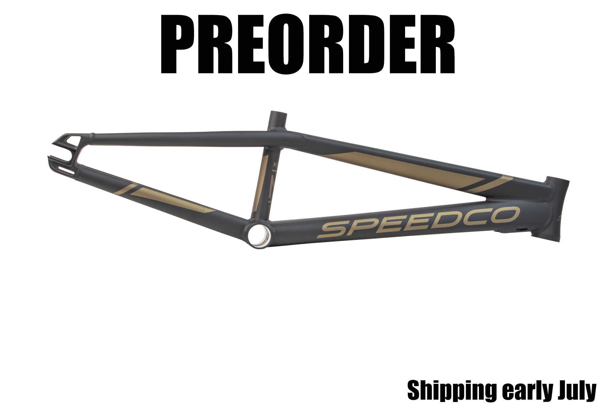 Speedco M2 Disc Alloy BMX Race Frame-Matte Gold/Black – MoJo BMX