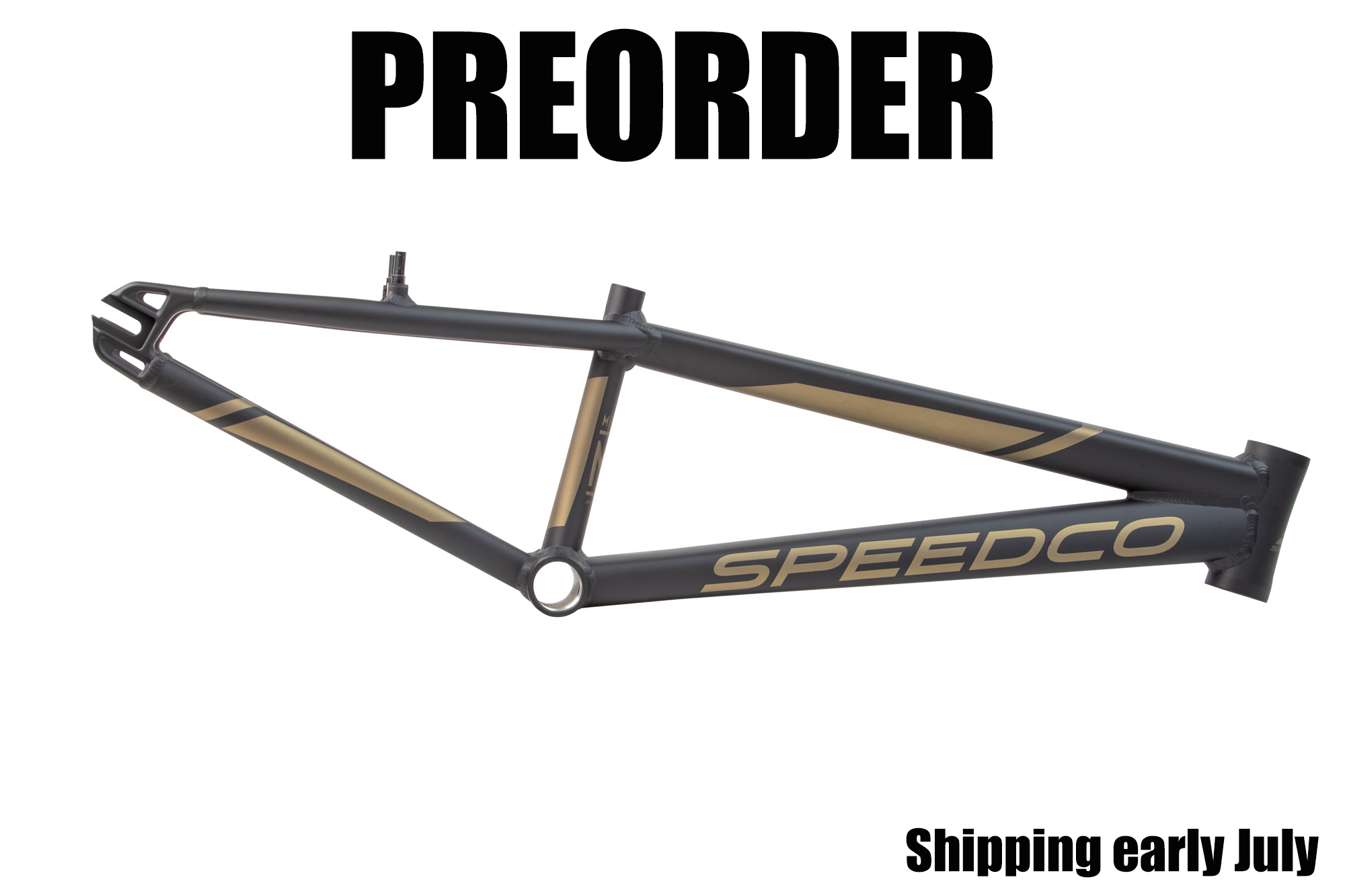 Speedco M2 Youth Alloy BMX Race Frame-Matte Gold/Black – MoJo BMX