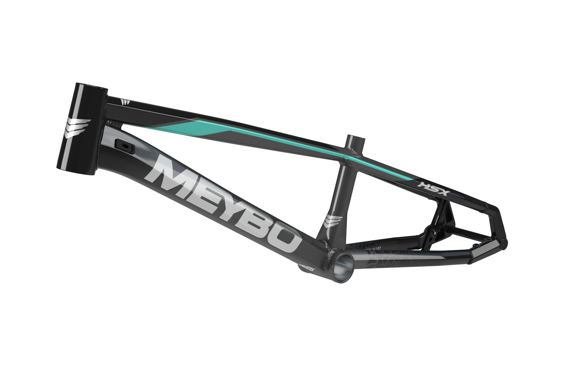 Meybo HSX Alloy BMX Race Frame 2025-Grey/Mint – MoJo BMX