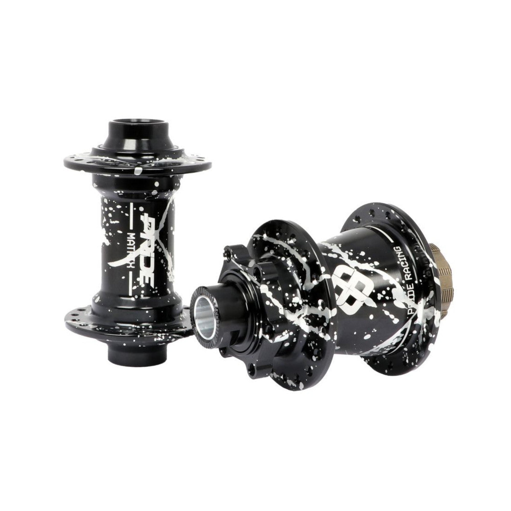 Pride Matrix Disc Hubset-36H-Splash Black/Silver – MoJo BMX