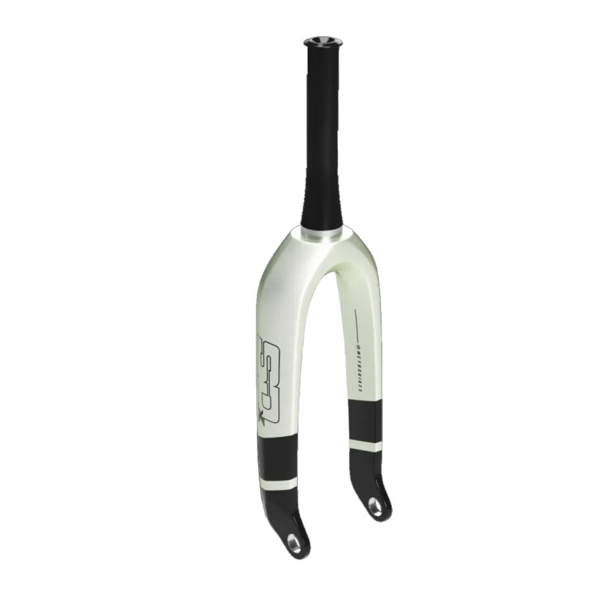 SD Pro Tapered Carbon BMX Fork V2-24"-Black/Pearl White – MoJo BMX
