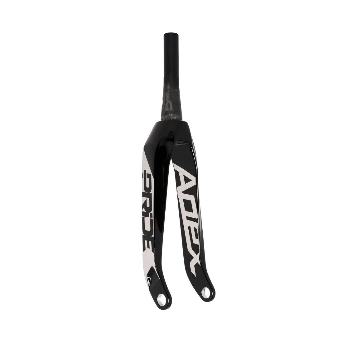 Pride Racing Apex Tapered Carbon BMX Fork-20"x1 1/8-1.5"-UD Gloss/Chro ...